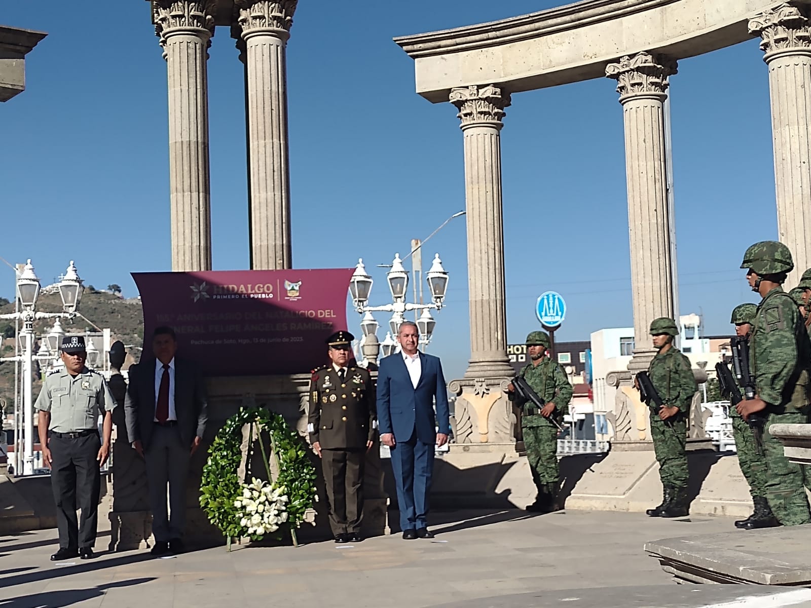 Realizan ceremonia por el 155° aniversario del natalicio del General ...