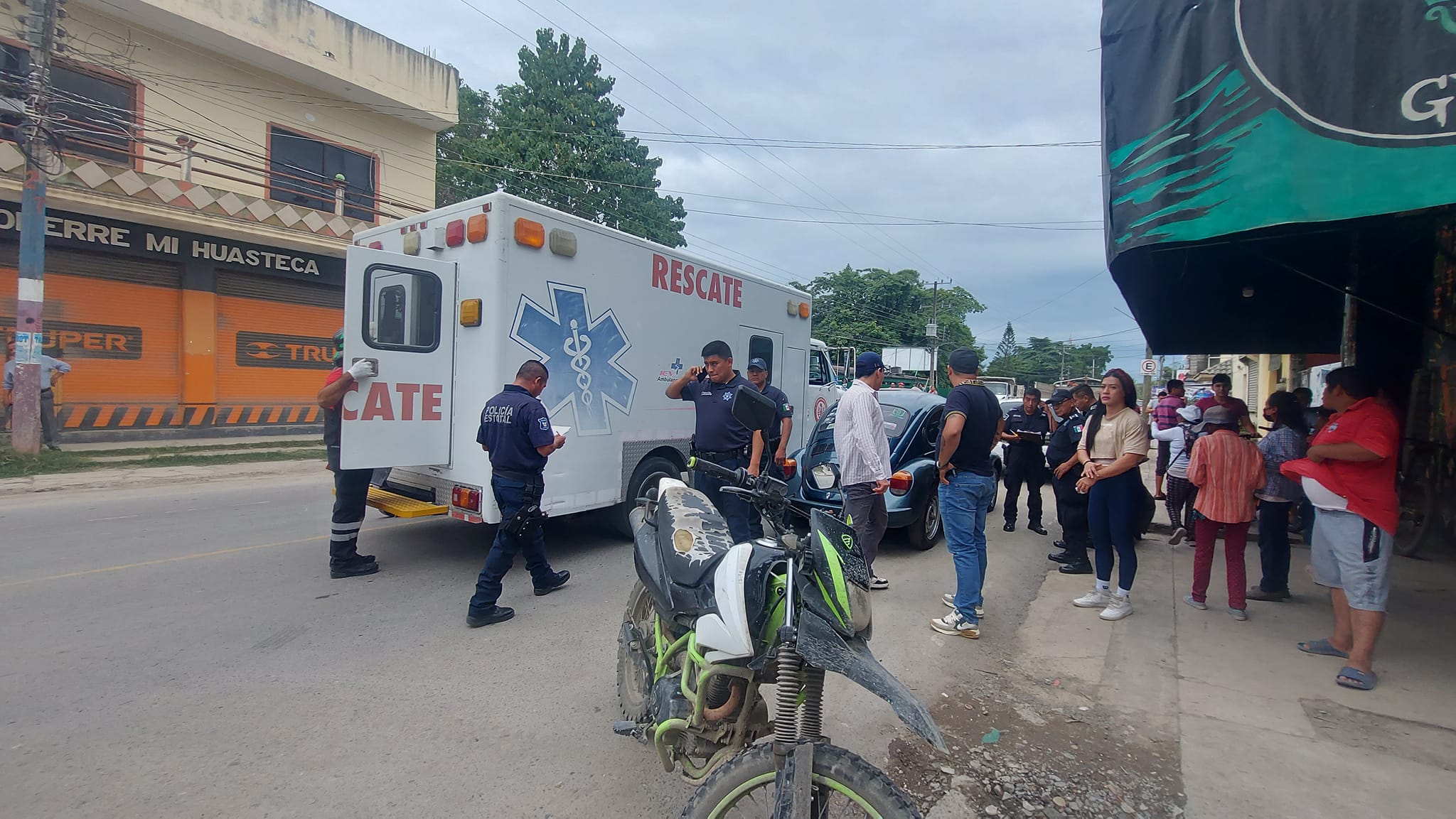 Motociclista Herido Al Chocar Con Un Automóvil Diario Vía Libre 2939