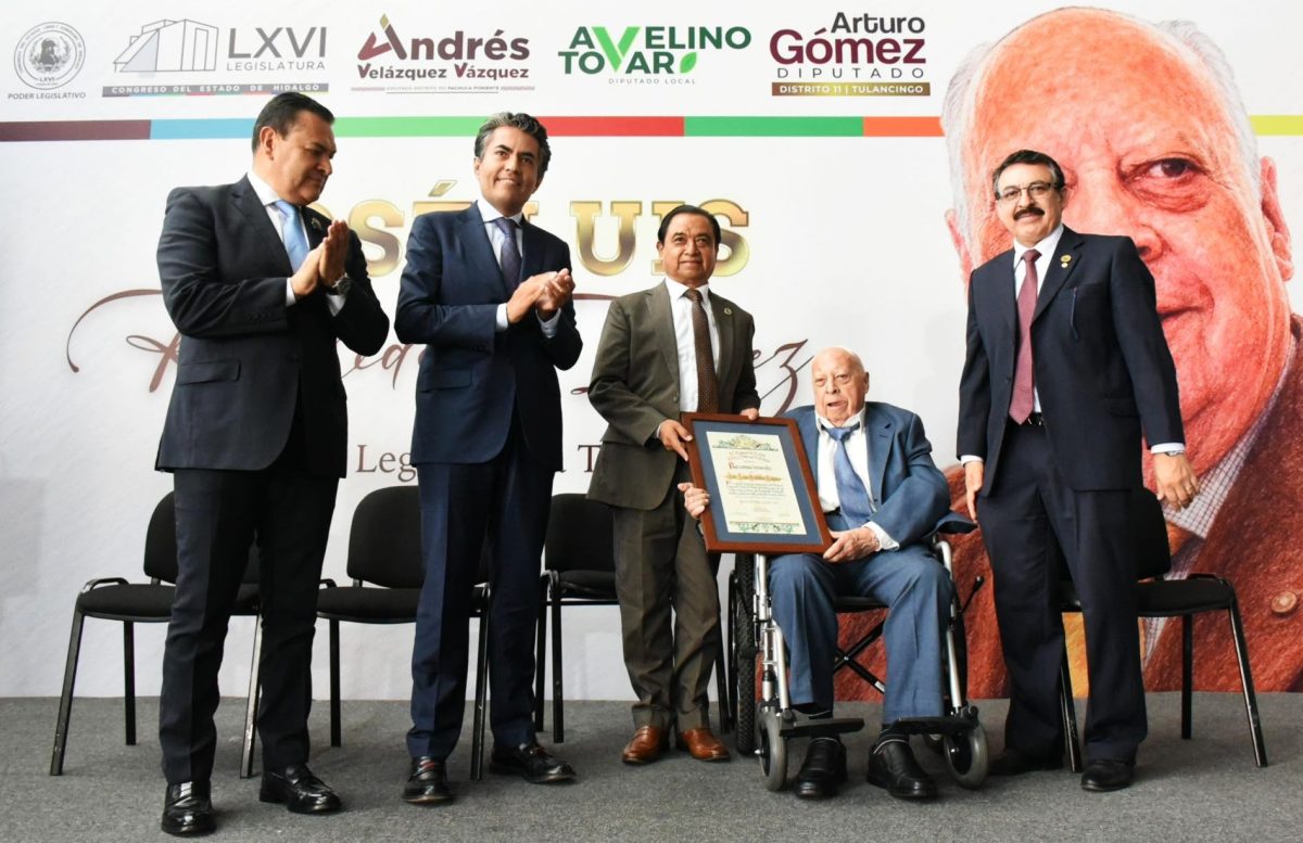 José Luis Robledo recibe “Orgullo Hidalguense” - Diario Vía Libre